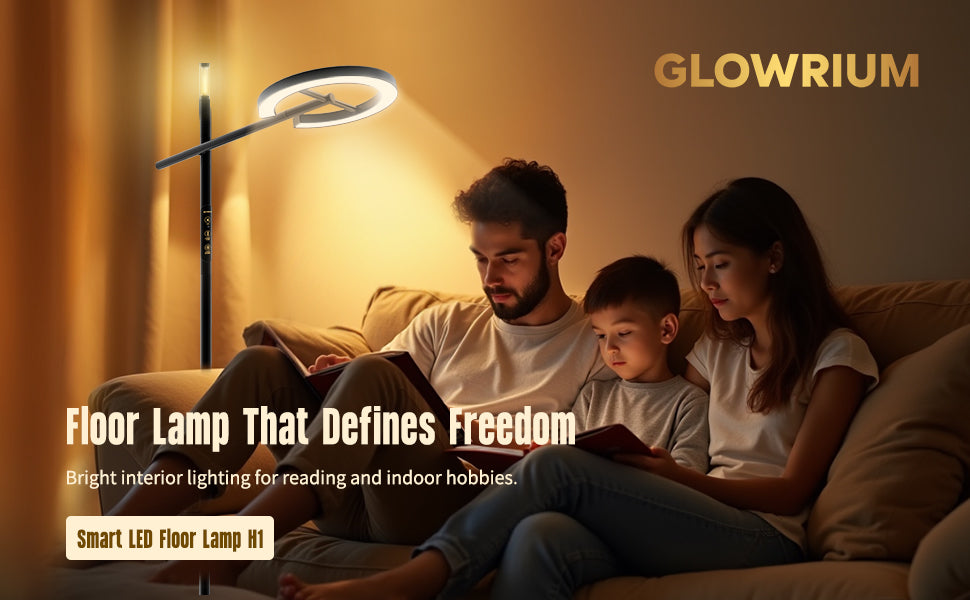 Transform Your Space with Modern Smart Floor Lamps – Glowrium