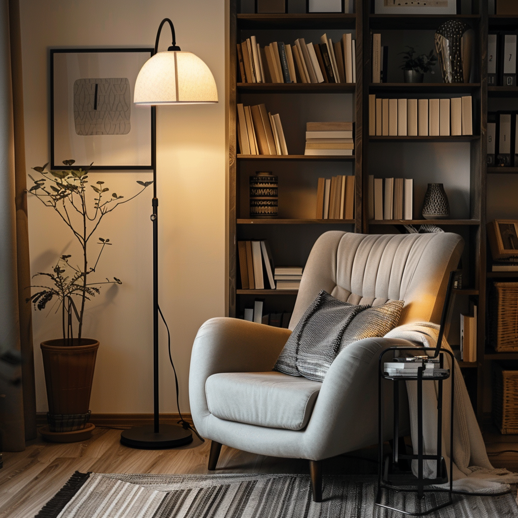 Creating a Comfortable Nighttime Reading Space with Floor Lamps – Glowrium
