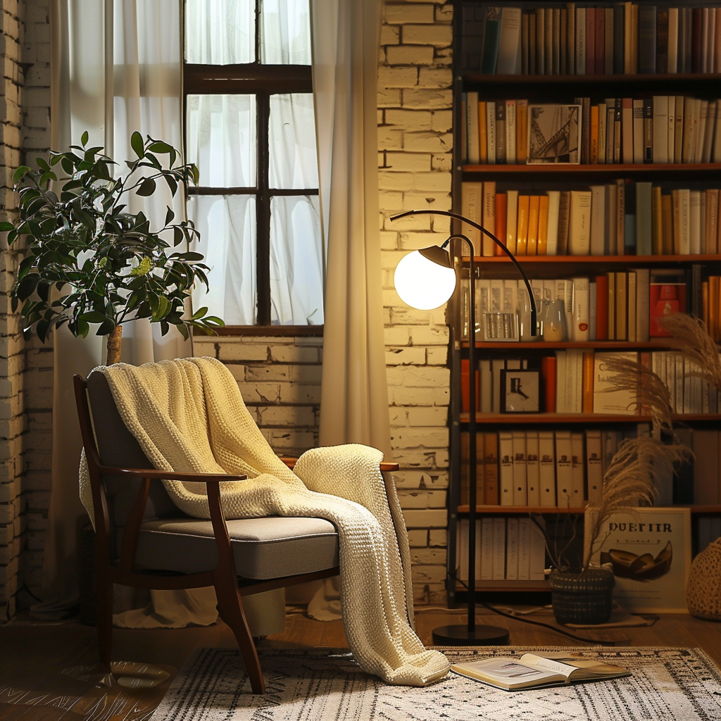 Creating a Multifunctional Reading Space with Floor Lamps – Glowrium